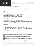 Year 3 Cambridge Maths End-of-Year Test | PDF | Mathematics