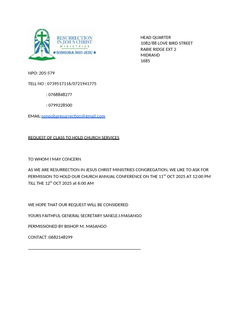 Letter Head | PDF