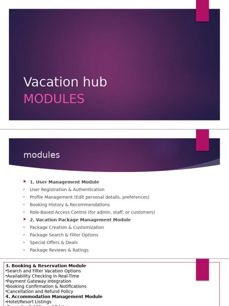 Vacation Hub1 | PDF