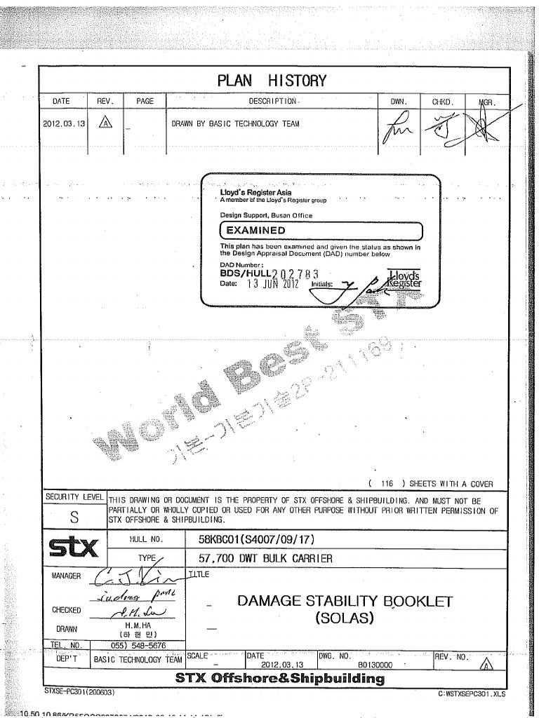 b4-Damage Stability Booklet | PDF