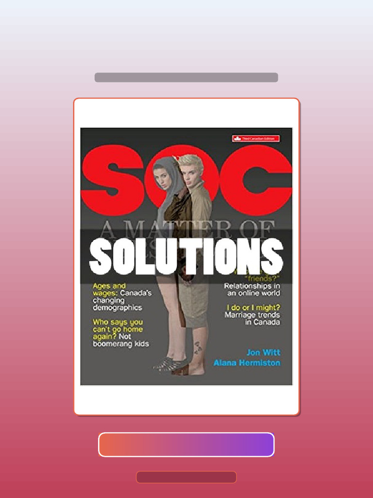 Complete SOC 3 Ed Witt Ebook and TestBank Bundle Verified | PDF ...