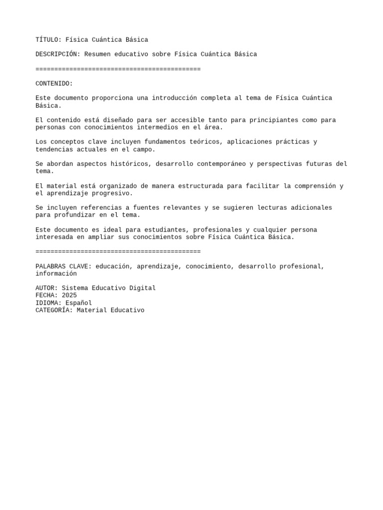02 F ¡Sica Cu Íntica B Ísica | PDF