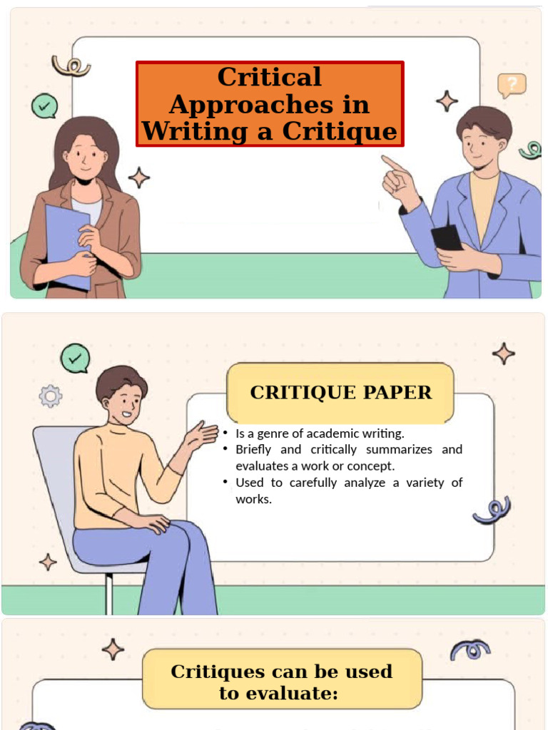 Writing Effective Critiques: Guidelines | PDF | Feminism | Gender Studies