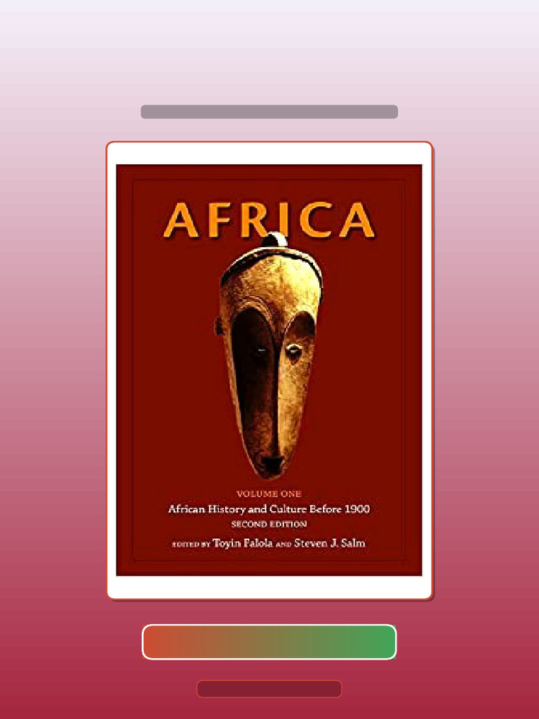 Africa Volume 1 African History and Culture Before 1900 Second Edition ...