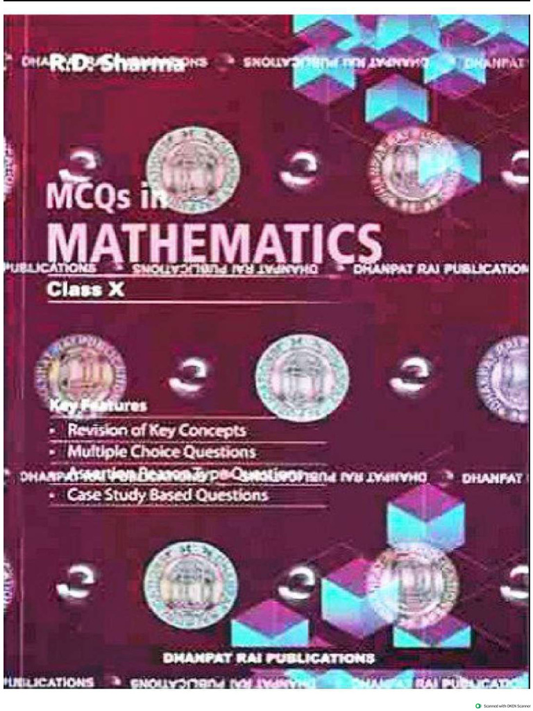 Rd Sharma Mcq Book | PDF