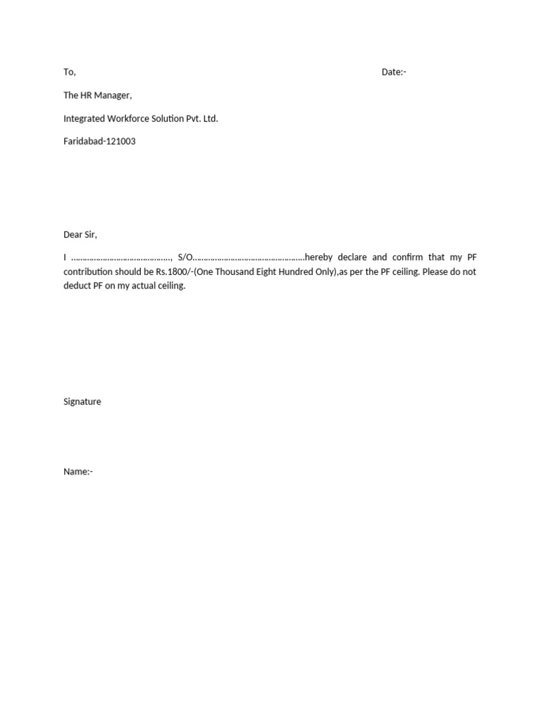 Application For Declaration - For Standard Deduction | PDF