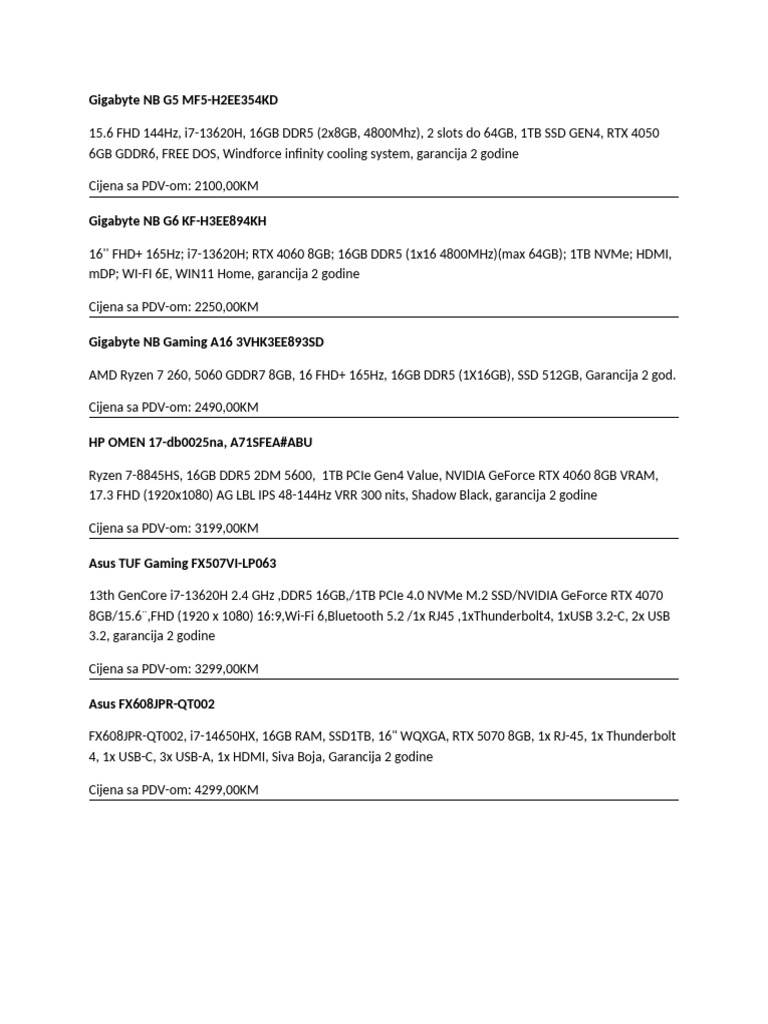 Danilović Ponuda | PDF