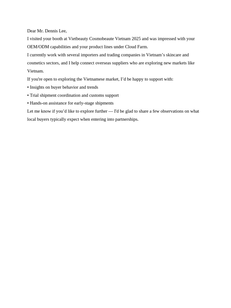 Dear MR | PDF