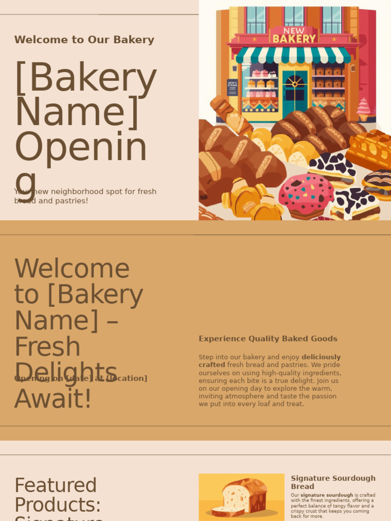 Presentation - (Bakery Name) Opening | PDF