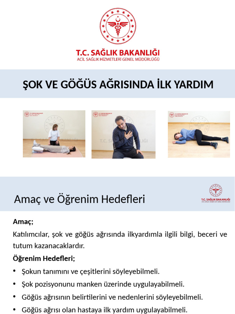 8 Sok Ve Gogus Agrisinda Ilkyardimpptx | PDF