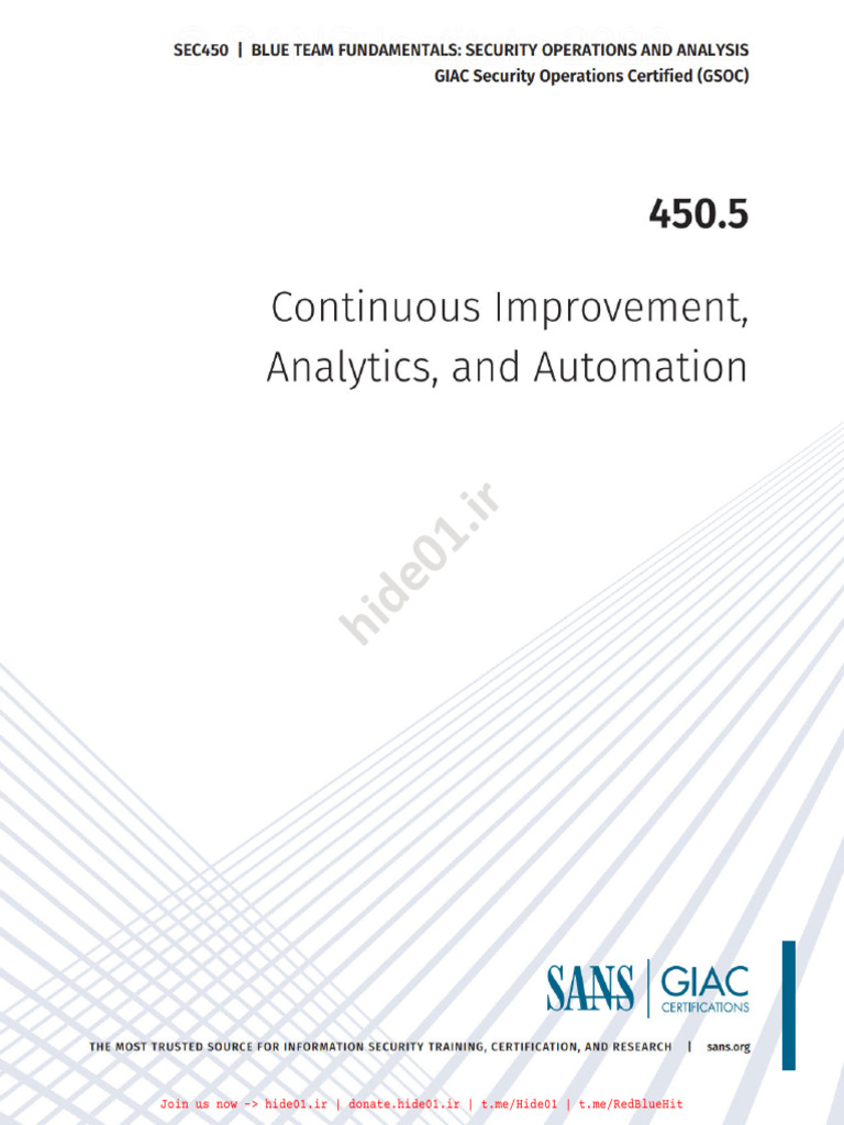 SEC450 - Book 5 (2022) | PDF | Stress (Biology) | Apple Inc.