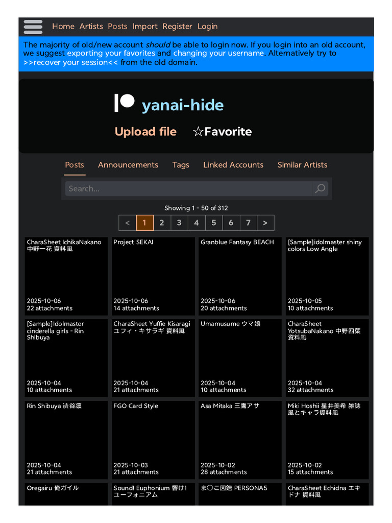 Yanai Hide Character Sheets | PDF