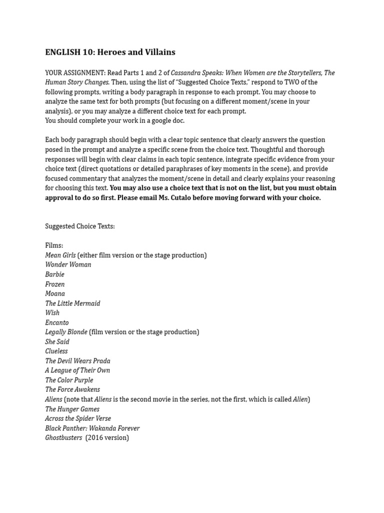 Analyzing Female Narratives in Media | PDF