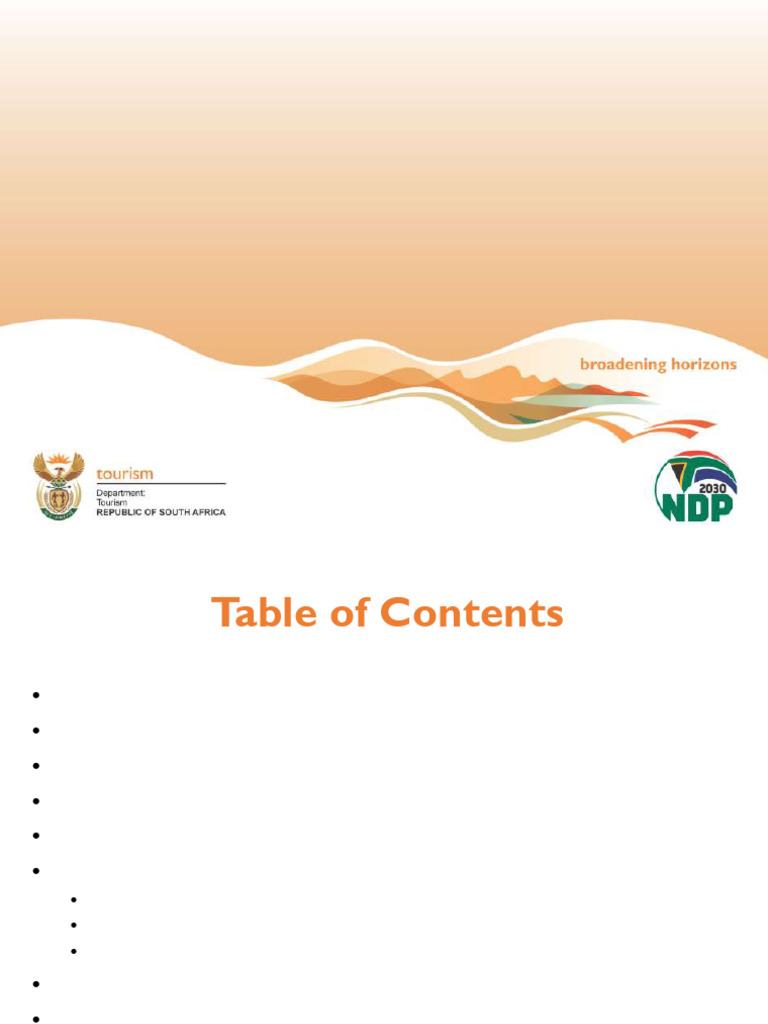 Tourism Sector Recovery Plan Presentation | PDF | Tourism | Infrastructure