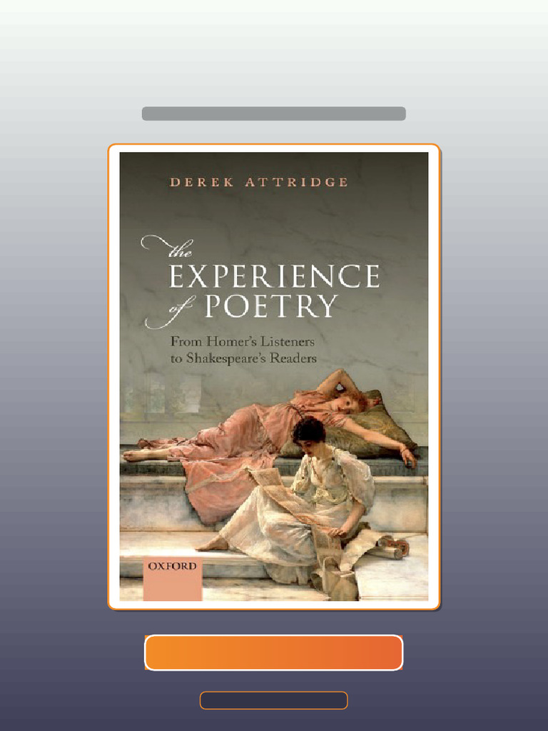 Complete Testbank the Experience of Poetry From Homers Listeners to ...