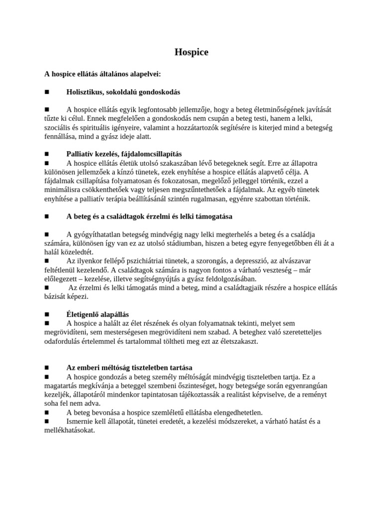 Hospice | PDF