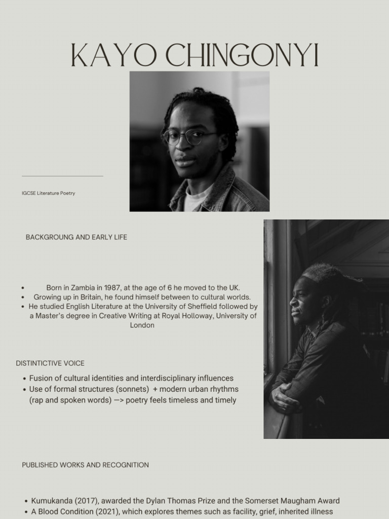 Kayo Chingonyi | PDF