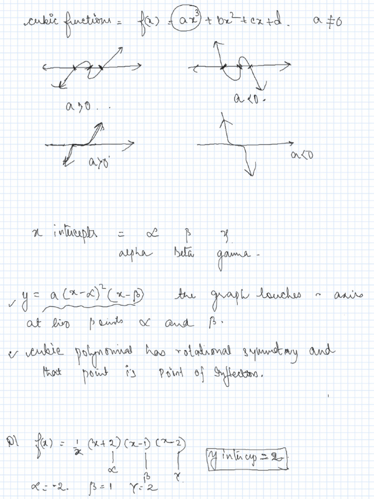 Cubic Functions | PDF