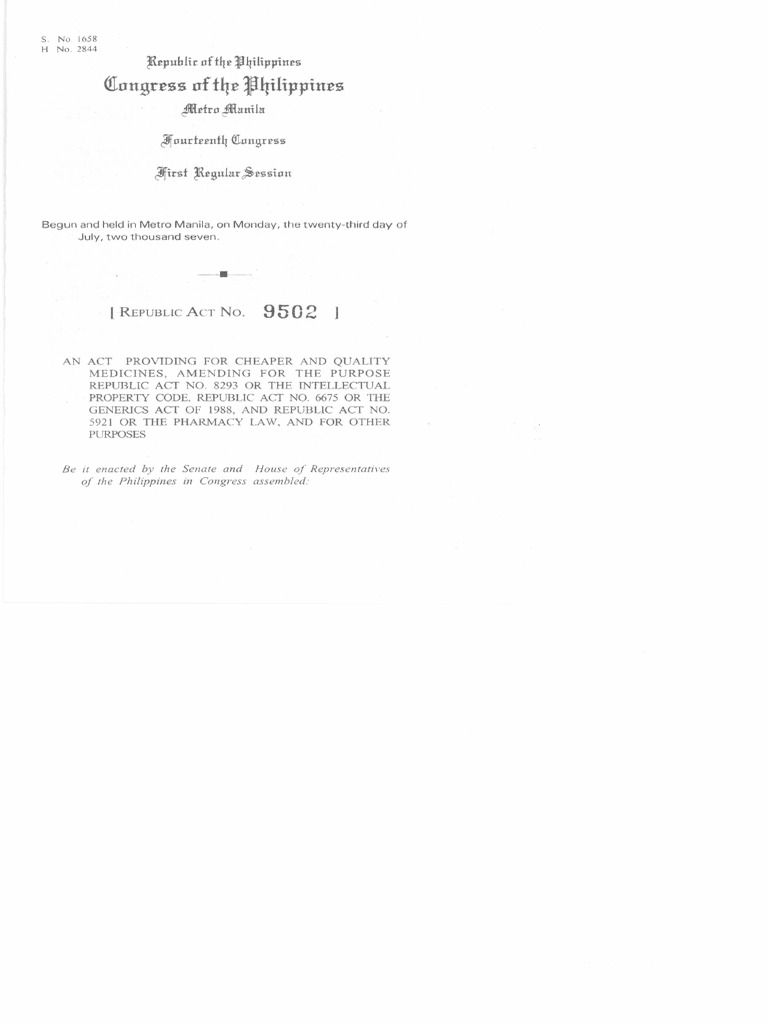 Republic Act | PDF