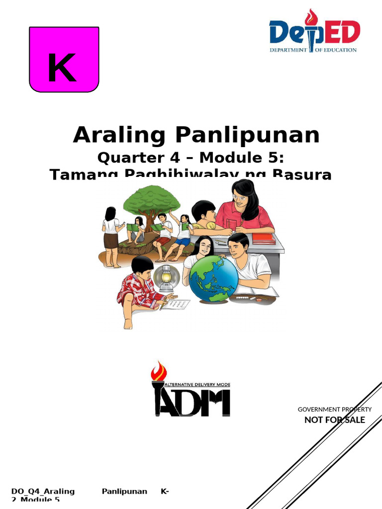 Kindergarten Quarter 4 Week 5 SLM | PDF