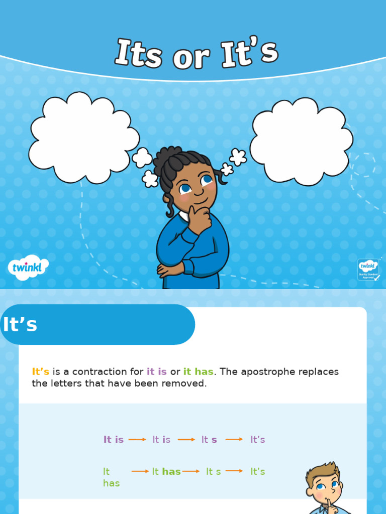 It's vs. Its: Usage Guide | PDF