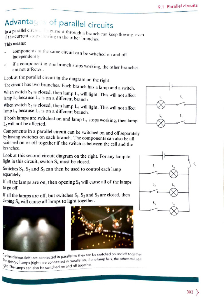 Advantages of Parallel Circuits Explained | PDF | Voltage | Series And ...