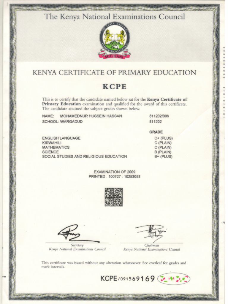 KCPE | PDF