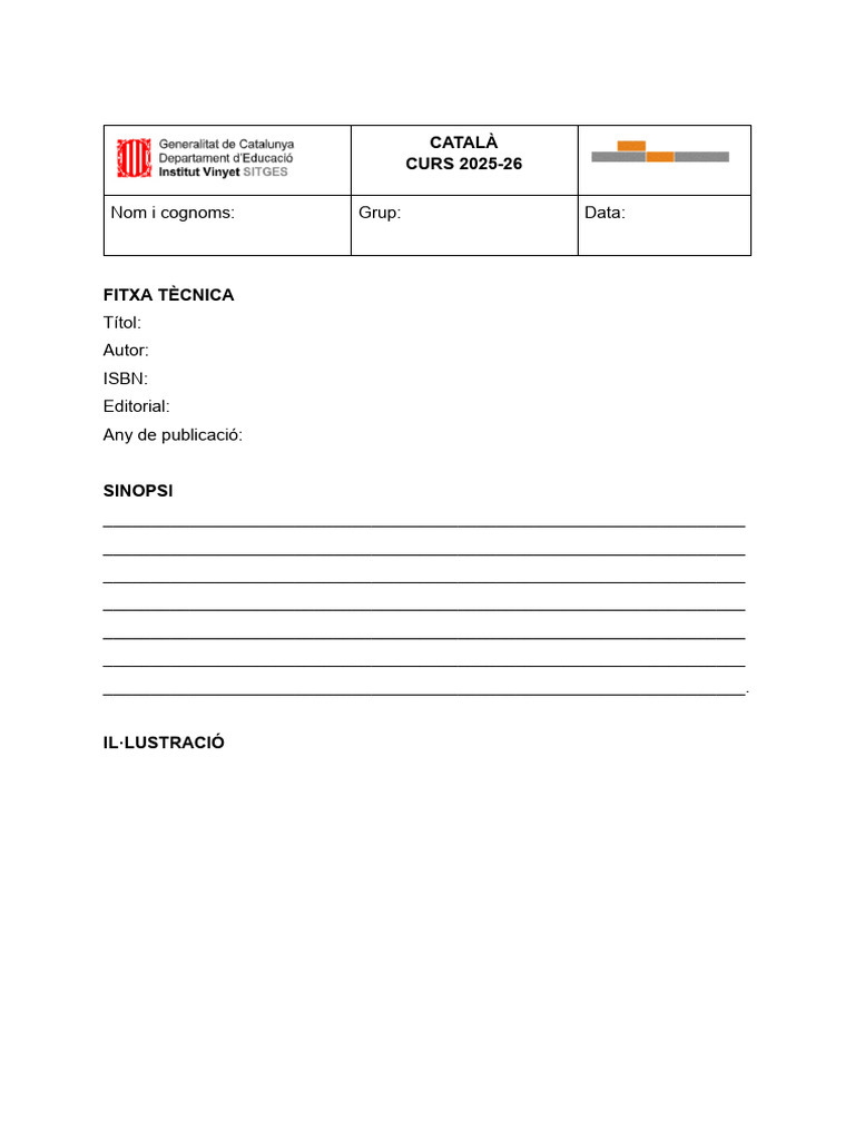 Glossari Lectura 2ESO | PDF