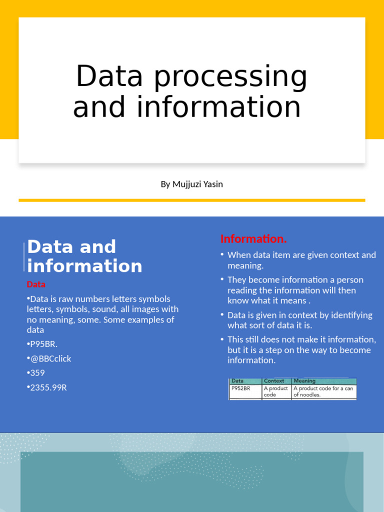 Understanding Data and Information Processing | PDF | Encryption ...