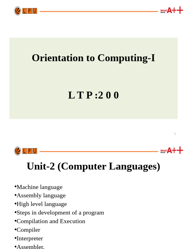 Overview of Computer Languages and Development | PDF | Programming ...