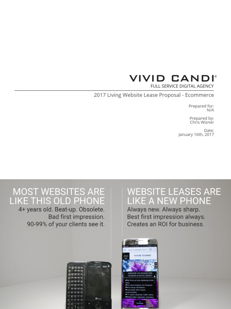 2017 Vivid Candi Living Website Ecommerce Generic Proposal-1 | PDF ...