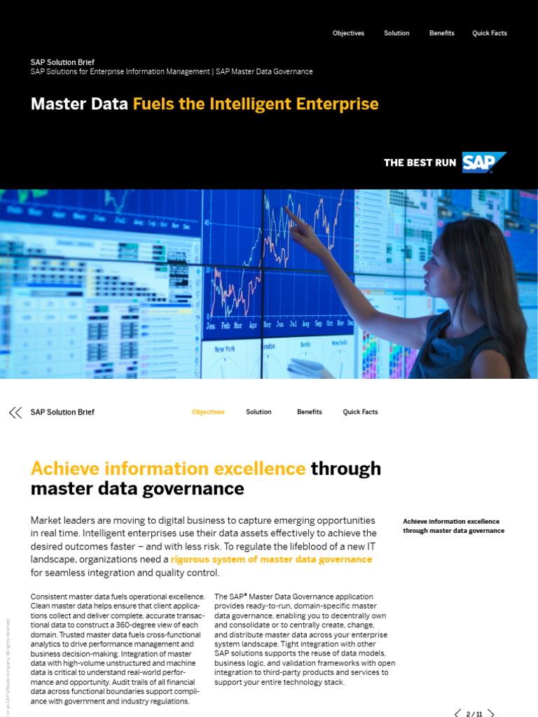 Master Data Governance for Enterprises | PDF | Governance | Data Quality