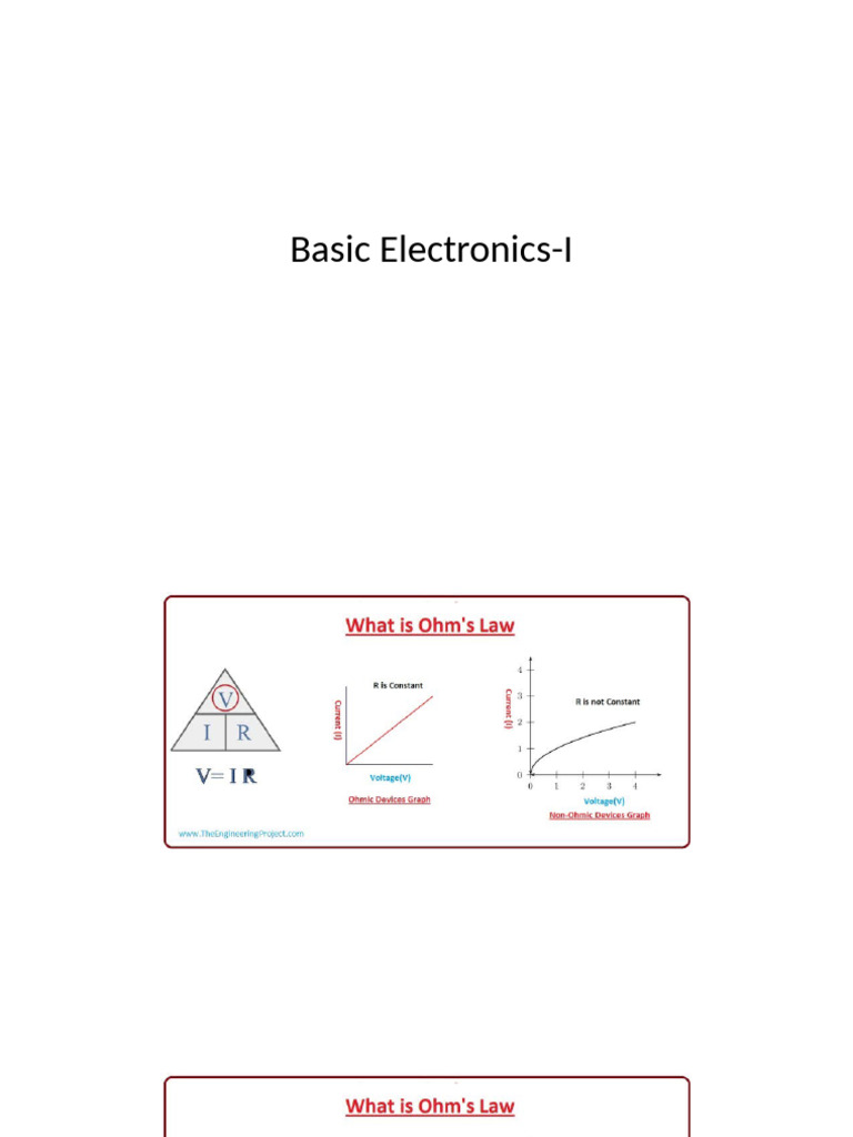 Basic Electronics | PDF