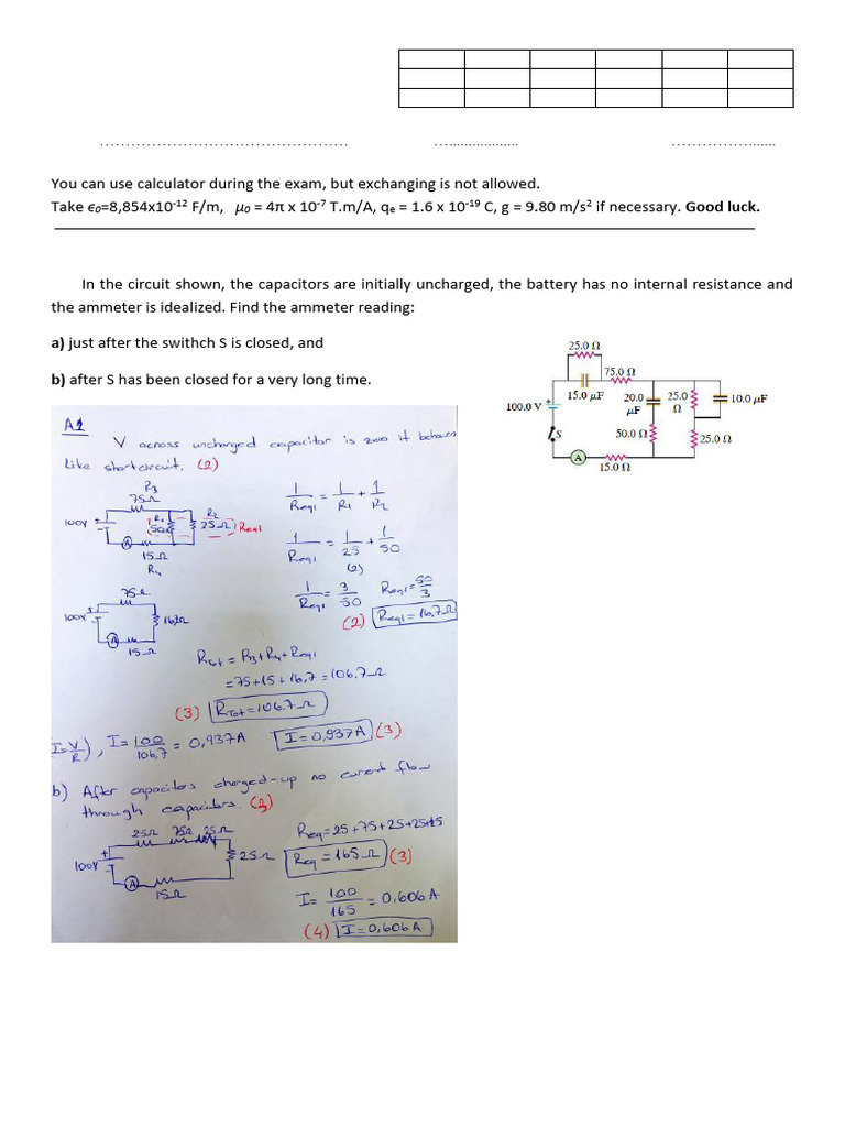 2021 2022 Spring Phys122 Midterm 2 Solutions | PDF | Inductor | Electromagnetism