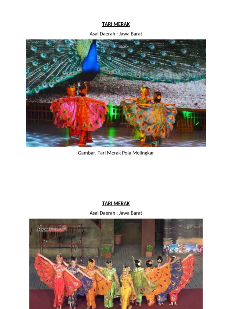 Tari Merak | PDF