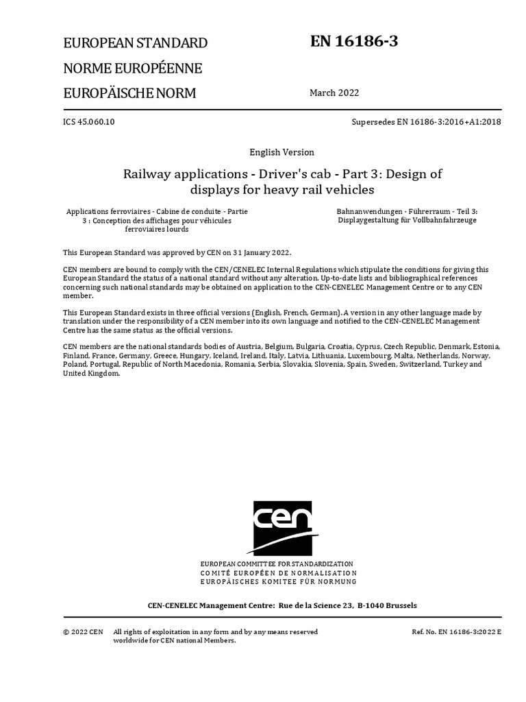 Design Standards for Railway Displays | PDF