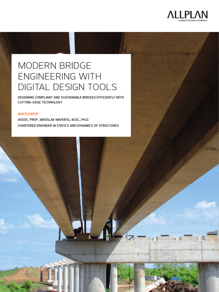 Modern Bridge Engineering With Digital Design Tools | PDF | Bending ...