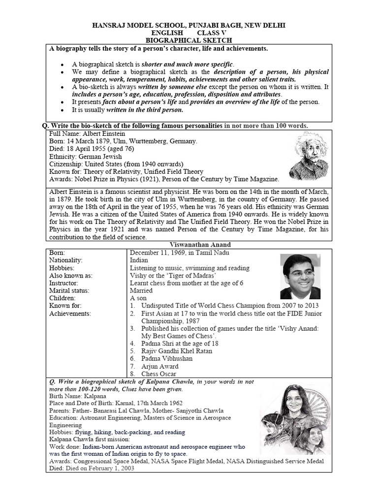 Bio Sketch Cl5!25!26 | PDF