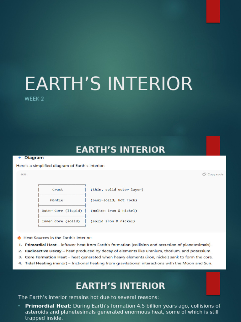 Earths Interior | PDF