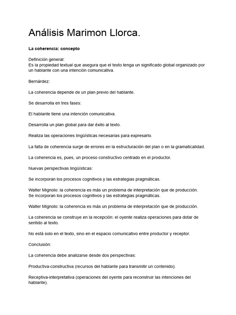 Análisis Marimon Llorca-1 | PDF | Pronombre | Lingüística
