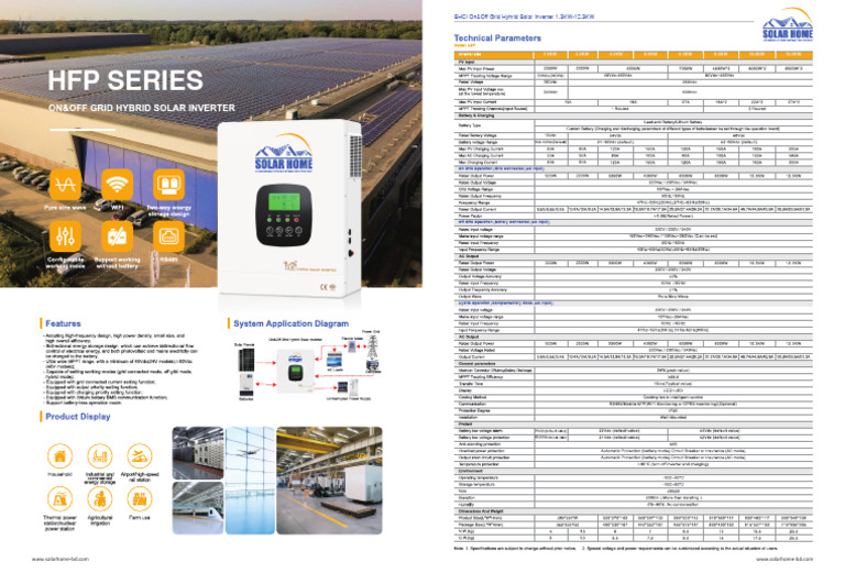 HFP - Inverter (Solar Home) | PDF