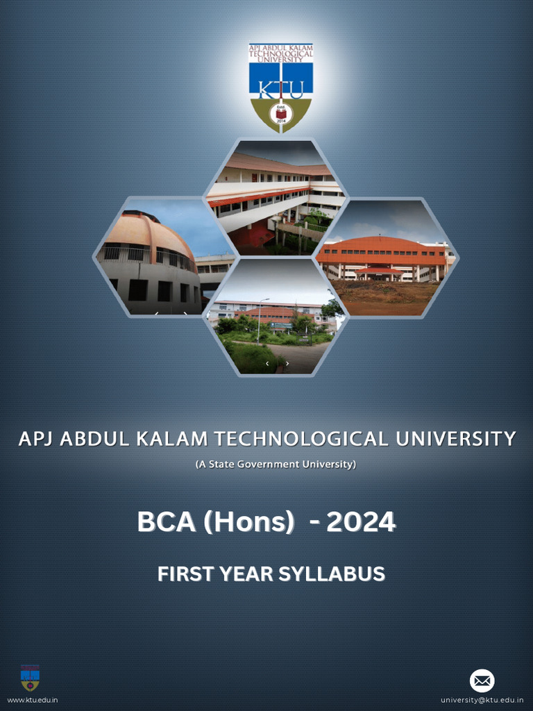 BCA (Hons) First Year Syllabus 2024 | PDF | Pointer (Computer ...