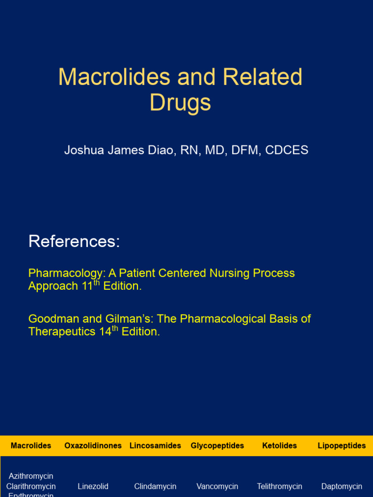 Macrolides and Antibiotic Overview | PDF | Ribosome | Ribosomal Rna