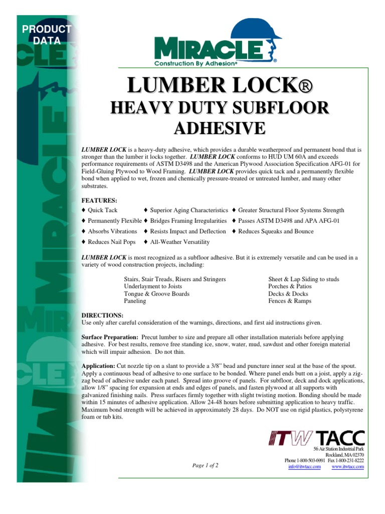 Lumber Lock PDS | PDF | Lumber | Framing (Construction)