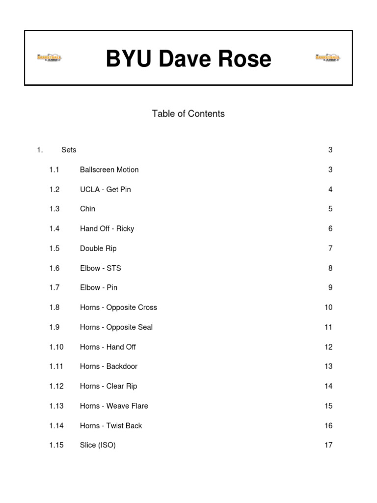 BYU Dave Rose | PDF