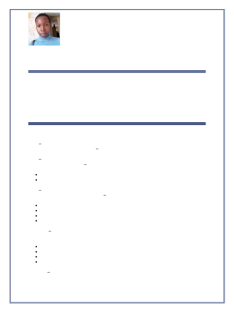 Lilian Auma Moses Cv-1 | PDF