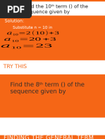 13.3-Solving The Sum of the terms of Arithmetic-Sequence | PDF