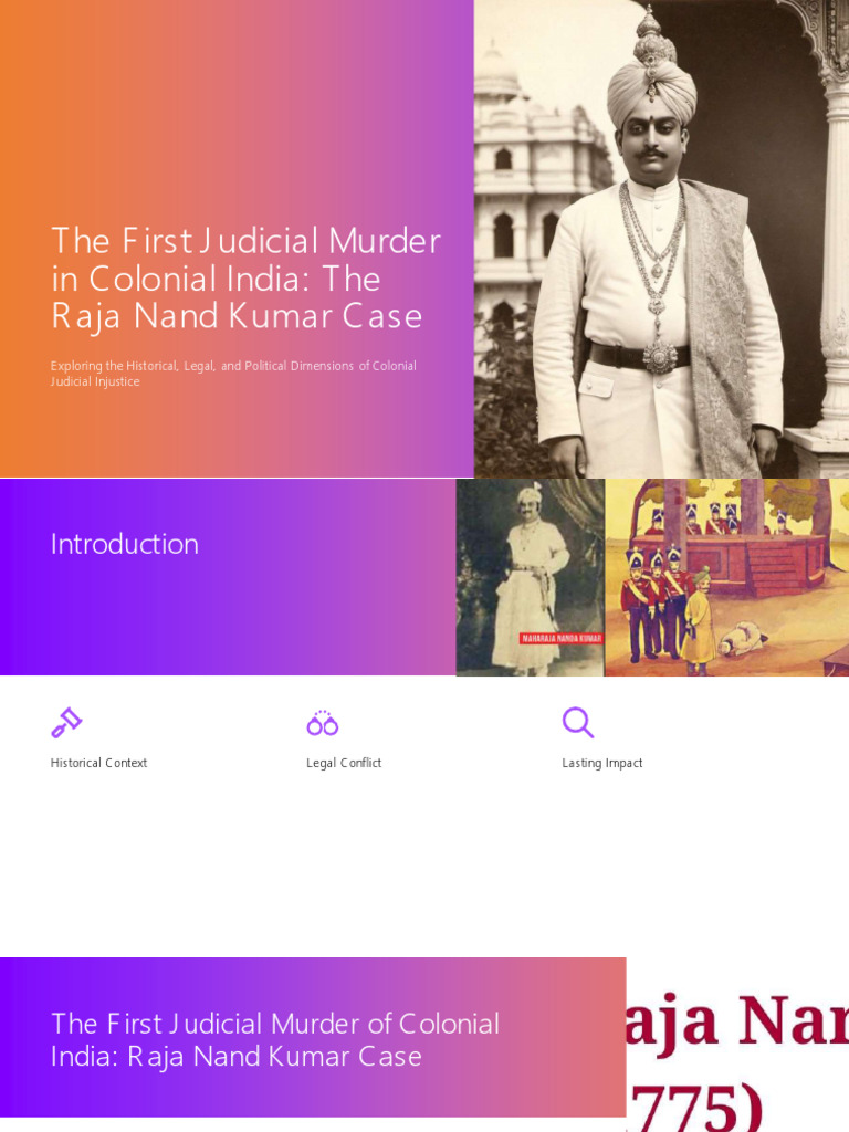 Raja Nand Kumar: Colonial Judicial Murder | PDF | Trials | Justice