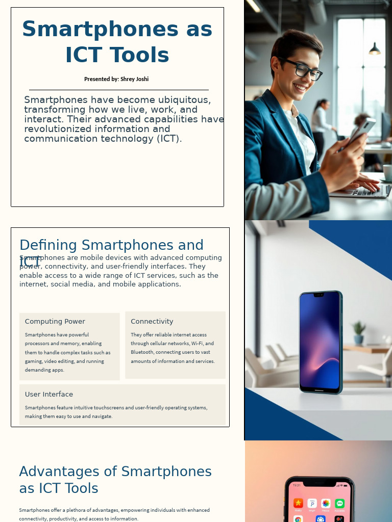 Smartphones-As-ICT-Tools Shrey Joshi 9A | PDF | Smartphone ...