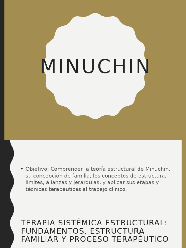 Terapia Estructural de Minuchin: Fundamentos | PDF | Teoría de sistemas ...